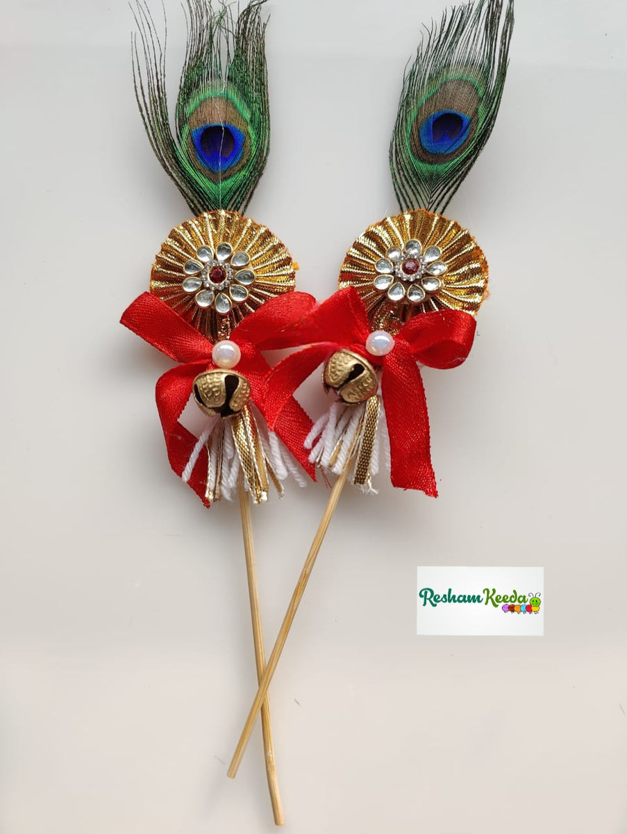 Beautiful Trending Morpankh Morchadi Wedding Bells Ghungroo Sticks Rat ...